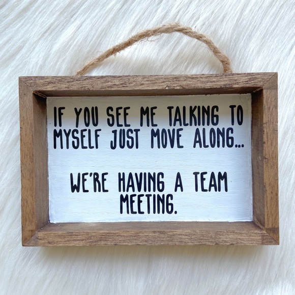 Hand Crafted | Wall Decor | Hand Made Funny Office Sign Funny Home ...
